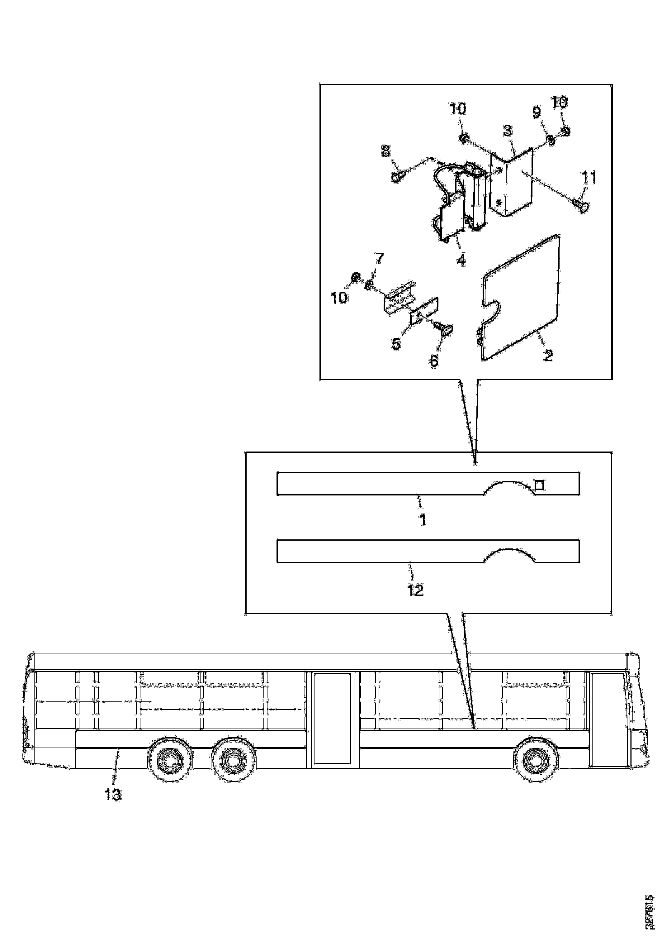 2593822 Усилительная пластина Scania - O-CATALOG