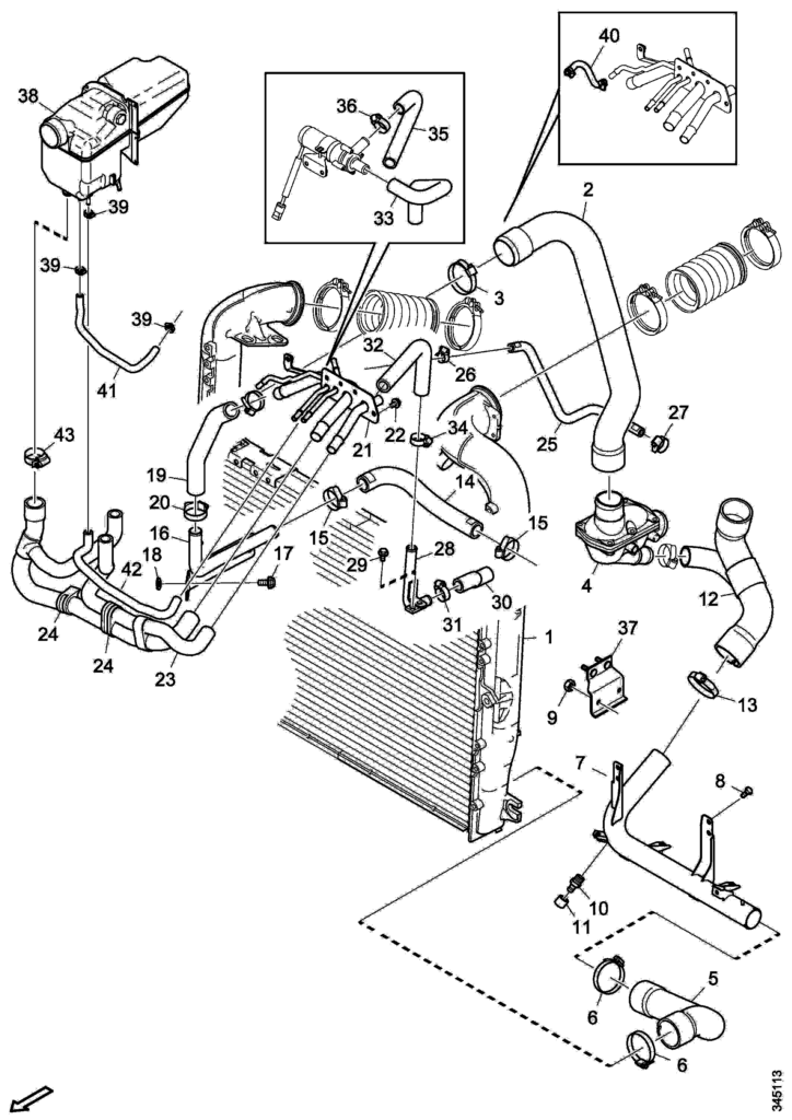 1856603 Шланг Scania - O-CATALOG