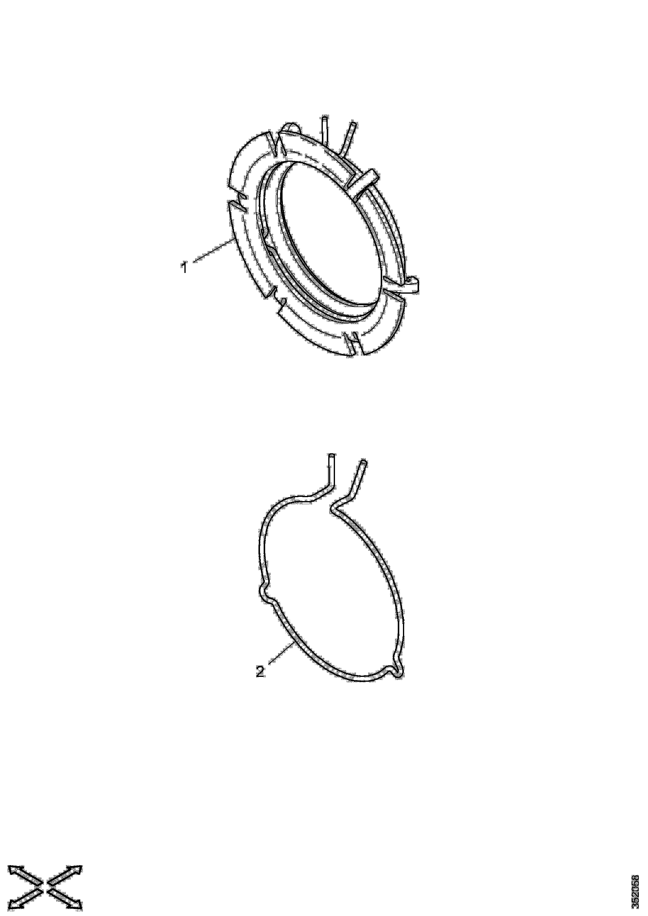 1805148 Пружинное кольцо Scania - O-CATALOG