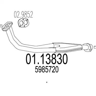 01.13830 Трубка MTS - O-CATALOG
