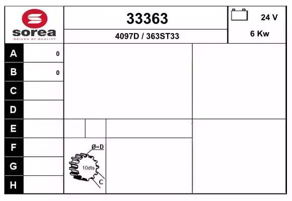 33363 Амортизатор DINEX - O-CATALOG