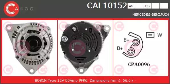 CAL10152RS Генератор CASCO - O-CATALOG